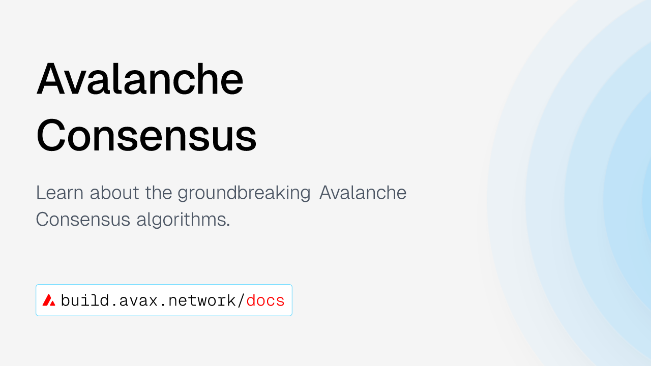 Avalanche Consensus | Avalanche Builder Hub Avalanche Consensus | Avalanche Builder Hub